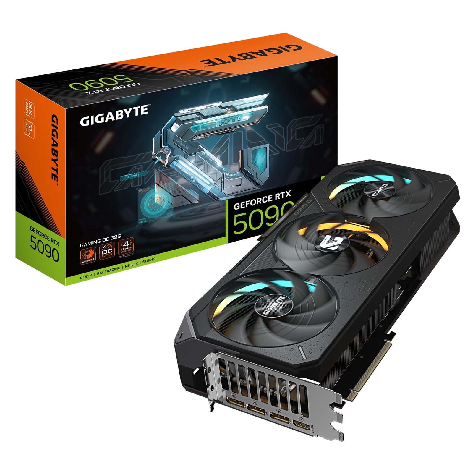 Gigabyte NVIDIA GeForce RTX 5090 GAMING OC 32G Graphics Card, 32GB ...